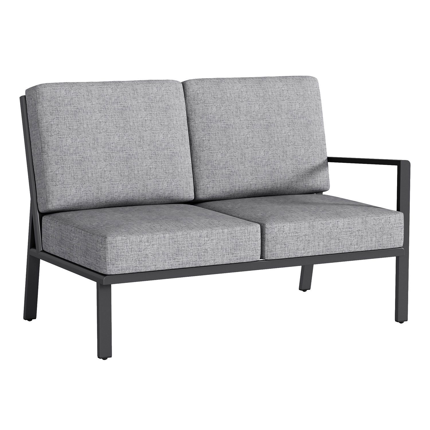 Kettler Zenith Endmodul Aluminium/Olefin Anthrazit/Hellgrau