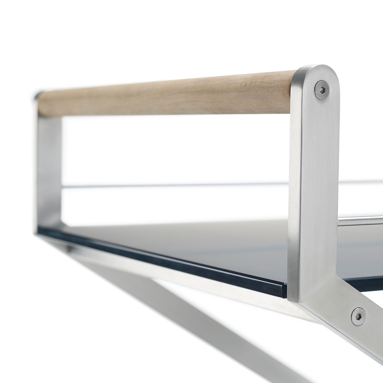 Solpuri Trolley One Servierwagen 90x50cm Edelstahl/Dekton Silber/Bromo ...