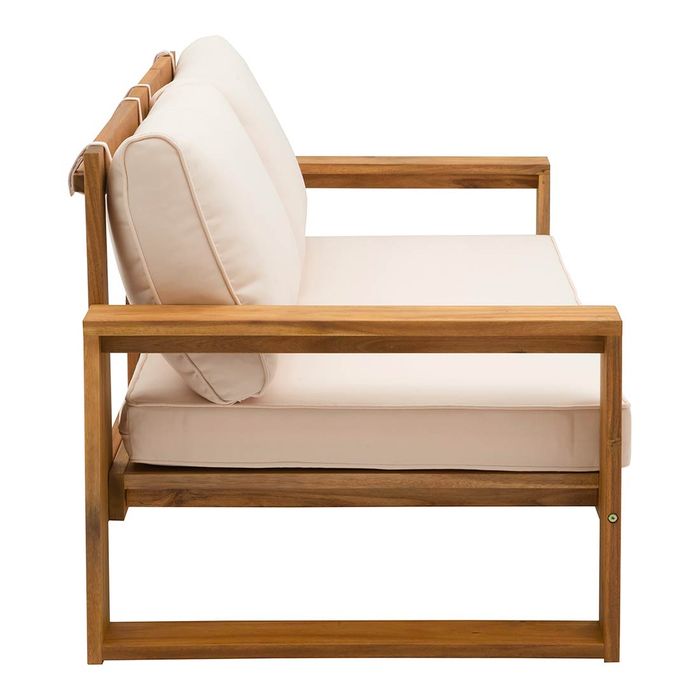 OUTLIV. Santa Cruz 2-Sitzersofa Akazie/Polyester Natur/Ecru | Garten ...